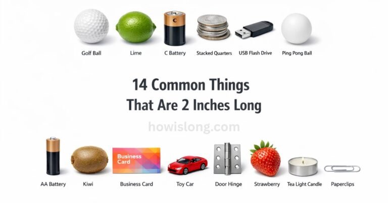 How Long Is 2 Inches? 14 Everyday Objects With Pictures-2026